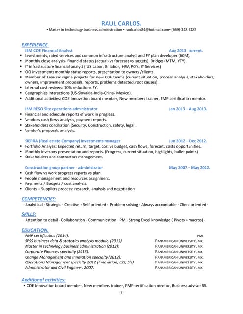 Patrick A Neely CV | PDF