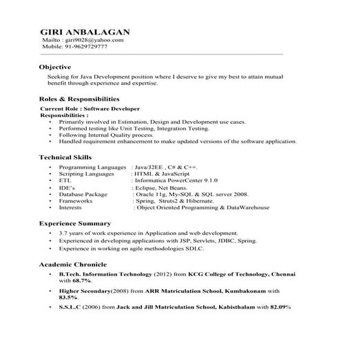 My resume | PDF