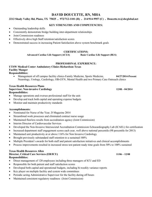 RT Versus Quality HealthCare Resume | PDF