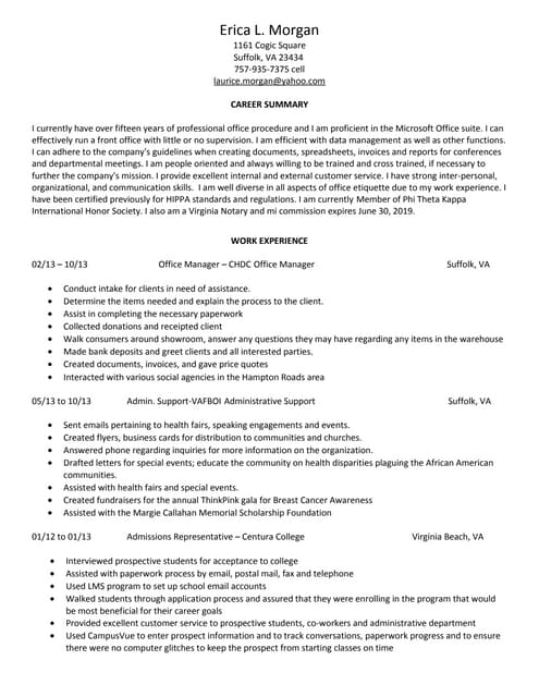 AAH Resume | PDF