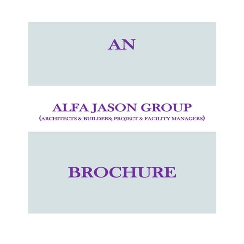 ALFA JASON GROUP ARCH CIVIL CONST. PROFILE | PDF