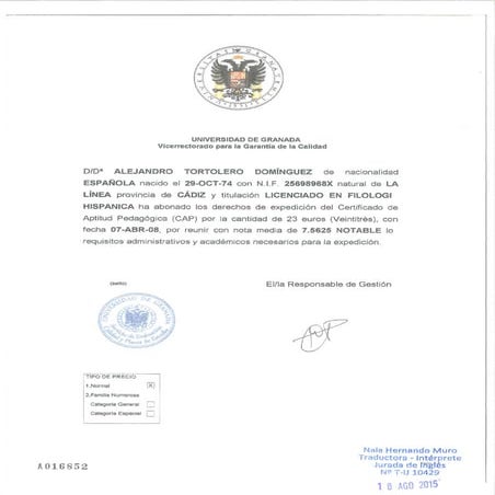 OFFICIAL TRANSLATION | PDF