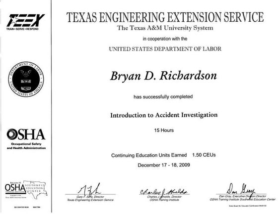 CSHO Haz Materials | PPT