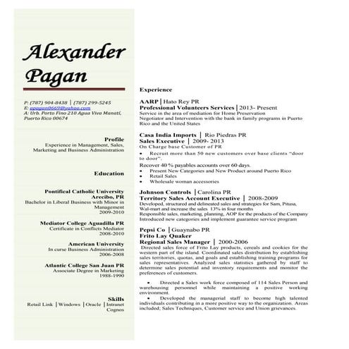 RESUME RAUL COZ 2015 | DOCX