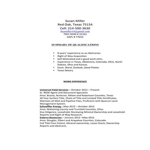 Susan Miller Resume-3 | PDF