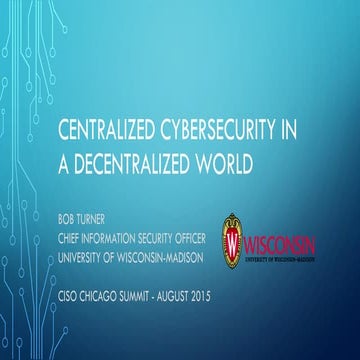 Centralized Cybersecurity in a Decentralized World | PDF