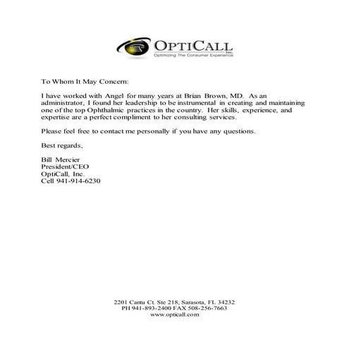 Angel letter from Bill Mercier | DOCX