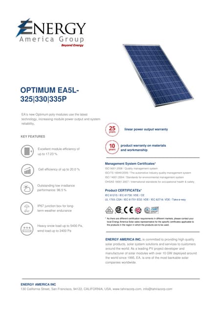 Canadian solar datasheet- Poly Perc Module CS3U-360P | PDF