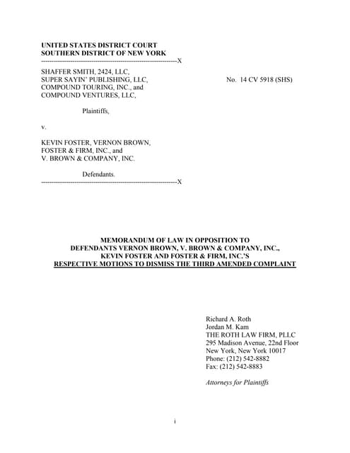 Motion To Dismiss | PDF | Legal Services Industry | Industries