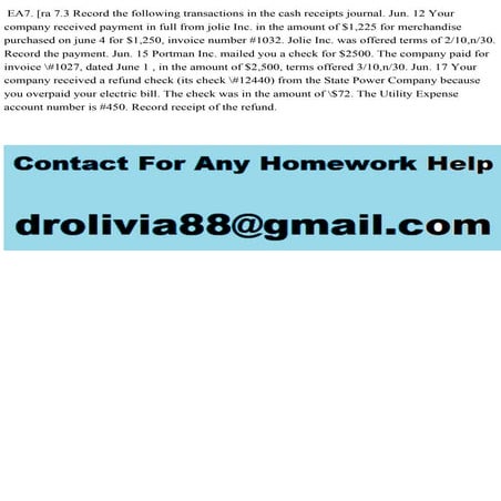 EA7. [ra 7.3 Record the following transactions in the cash receipts j.pdf