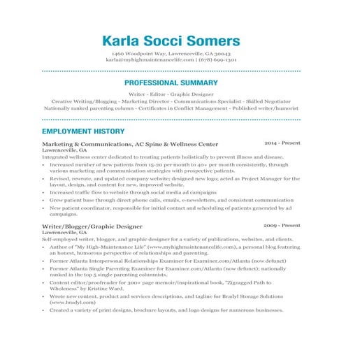Lara (Lala) Cooper Resume | DOC