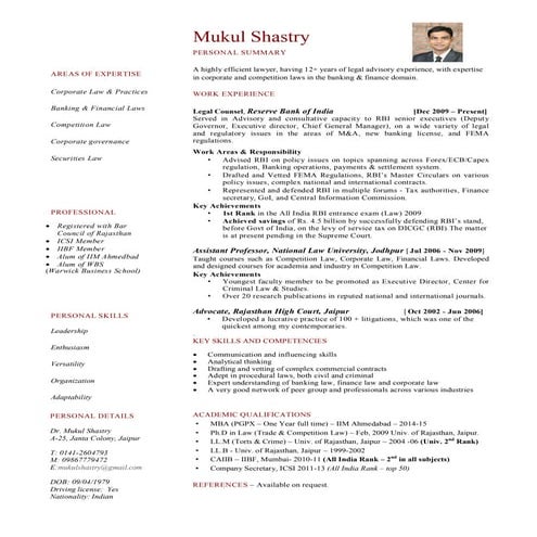 Mukul Shastry | PDF