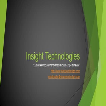 Insight Technologies - Clients and Partners | PPTX | Web Design and ...