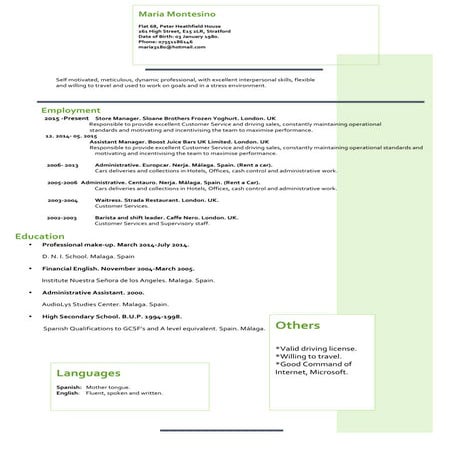 CV MARIA | PDF