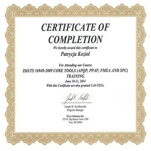 core tools cert | PPT