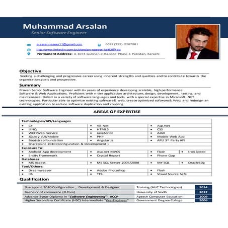 Resume | DOCX | Computer Software and Applications | Computing