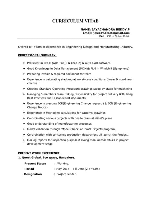 Janakiraman.M _Process Designer & SPP&ID Co-ordinator | PDF