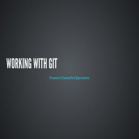 Git, A Primer | PDF