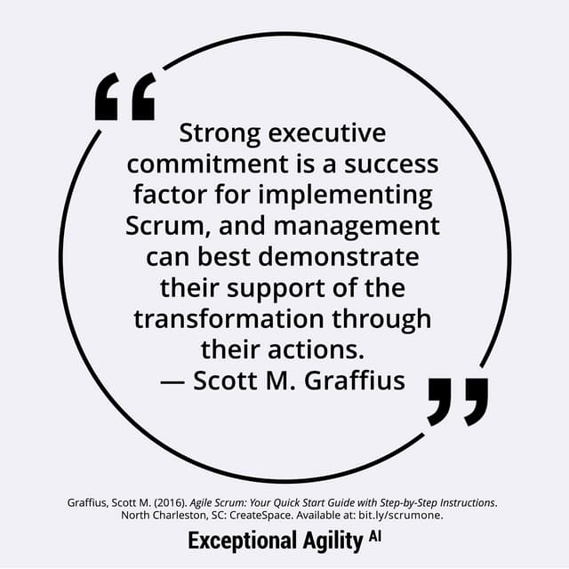 Agile, Scrum, and Executive Commitment: “Strong executive commitment is ...