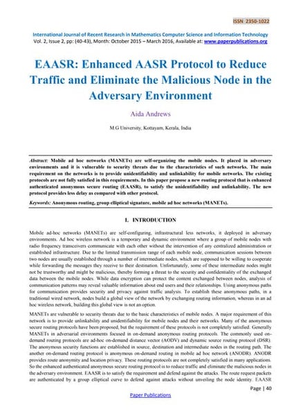 A Novel Cluster Based Wormhole Avoidance Algorithm For Mobile Adhoc