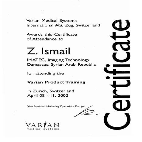 Varian training 2 | PDF