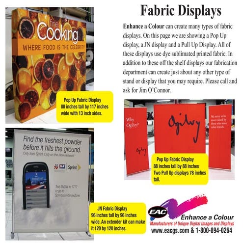 EaC Fabric Displays | PDF