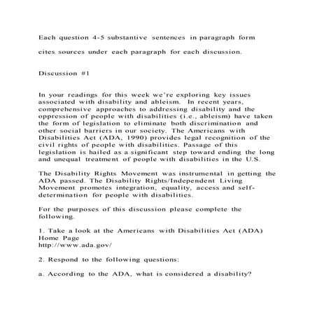 Each question 4-5 substantive sentences in paragraph formcites s | PDF
