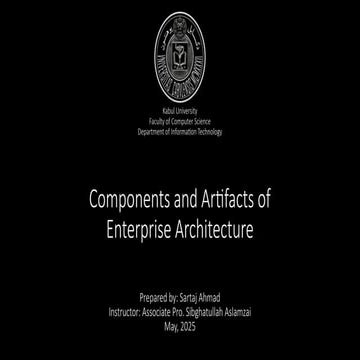 EA Components and artifacts by Sartaj Ahmad - Copy.pptx