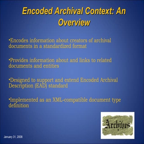 Eac Presentation Ppt