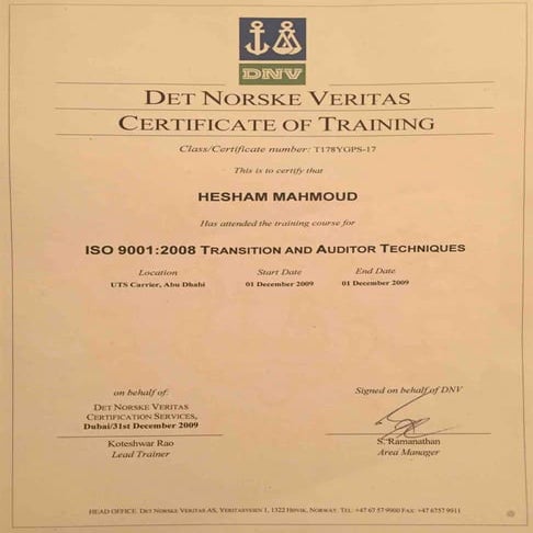 ISO Certificate | PDF