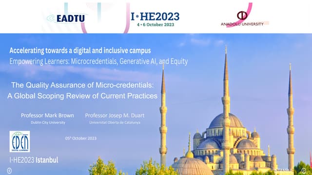The Quality Assurance of Micro-credentials: A Global Scoping Review of ... The Quality Assurance of Micro-credentials: A Global Scoping Review of ...