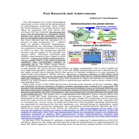 Past Research and Achievements | PDF