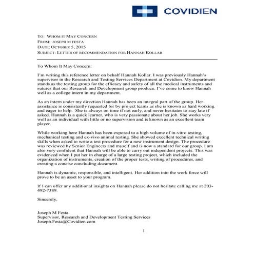 BC Hydro Reference Letter | PDF