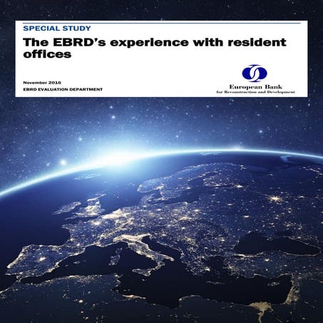 EBRD EvD Special Study EBRD experience with resident offices | PDF