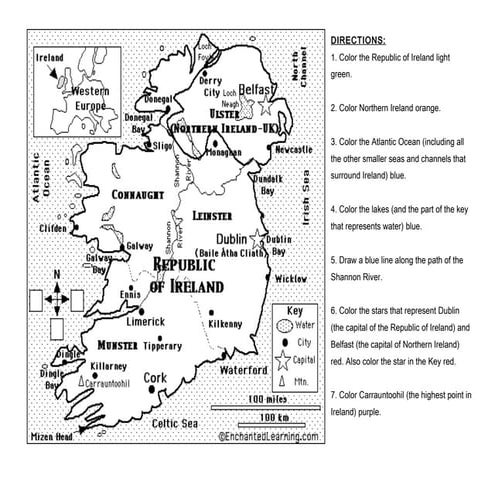 ireland map | DOC