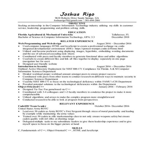 Computer Science Student Resume for .pdf