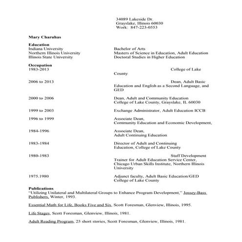 Resume CV | DOCX