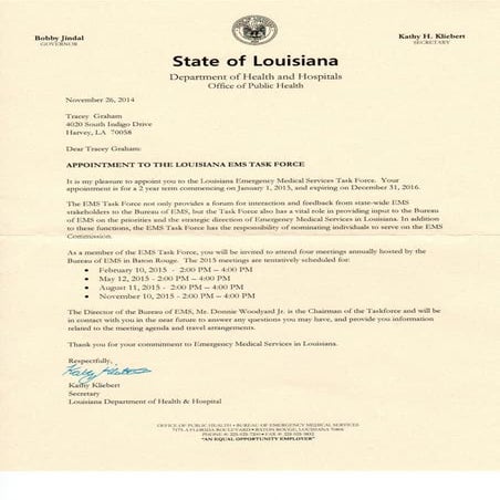 EMS Task Force Appointment | PDF