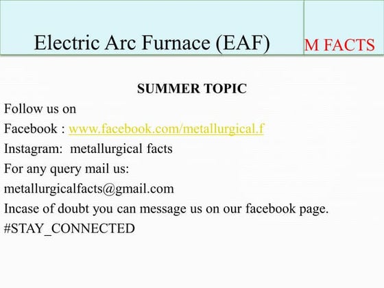 Electric arc furnace | PPT