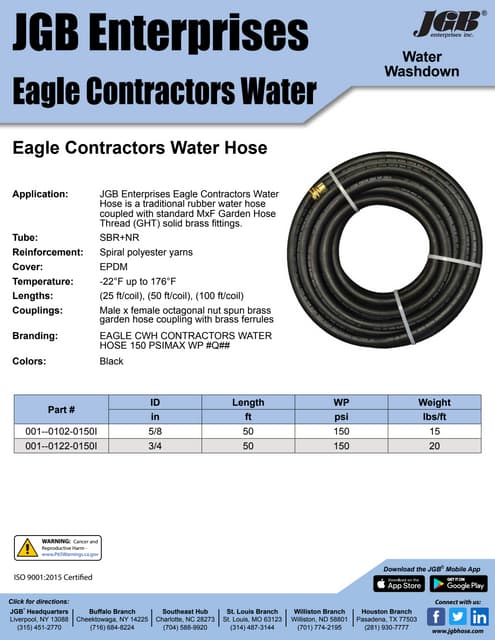 Eagle ClearVac-SW Hose - Material Handling Hose | PDF