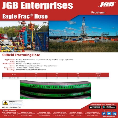 Eagle Oilfield Frac Hose | PDF
