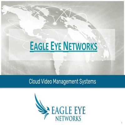 Eagle Eye Networks, Cloud Video Surveillance | PPT
