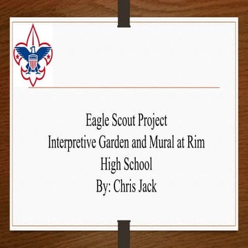 Eagle Scout Project Flyer