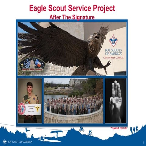 Eagle Scout Service Project - After the Signatures | PPTX
