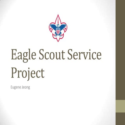 Eagle scout service project | PPTX