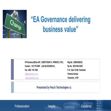 EA Governance | PPTX