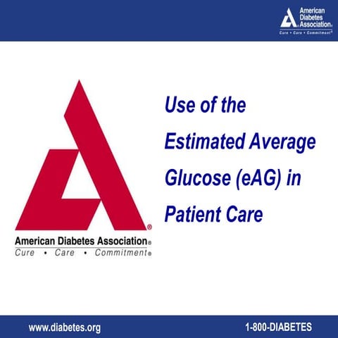 Blood Glucose and Estimated A1c Converstion | PPT
