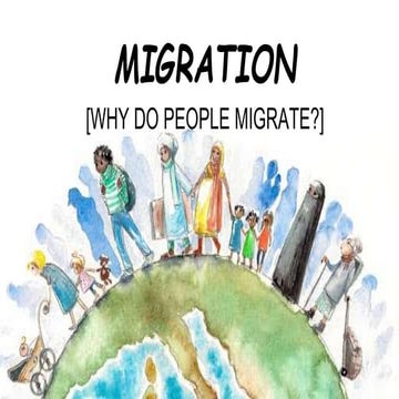 Why do people migrate? | PPTX