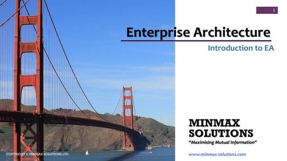Introduction to Enterprise Architecture | PPTX | Business | Business ...