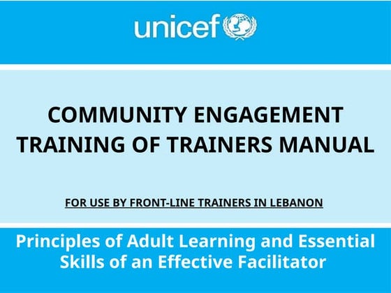 TRAINING OF TRAINERS(TOT) SKILLS - Copy | PPTX